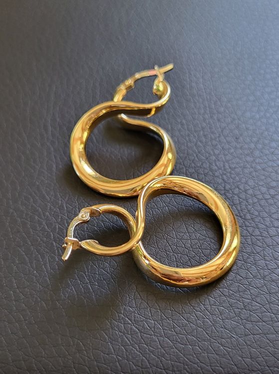 18 Karat 750 Gold Ohrringe | Kaufen auf Ricardo