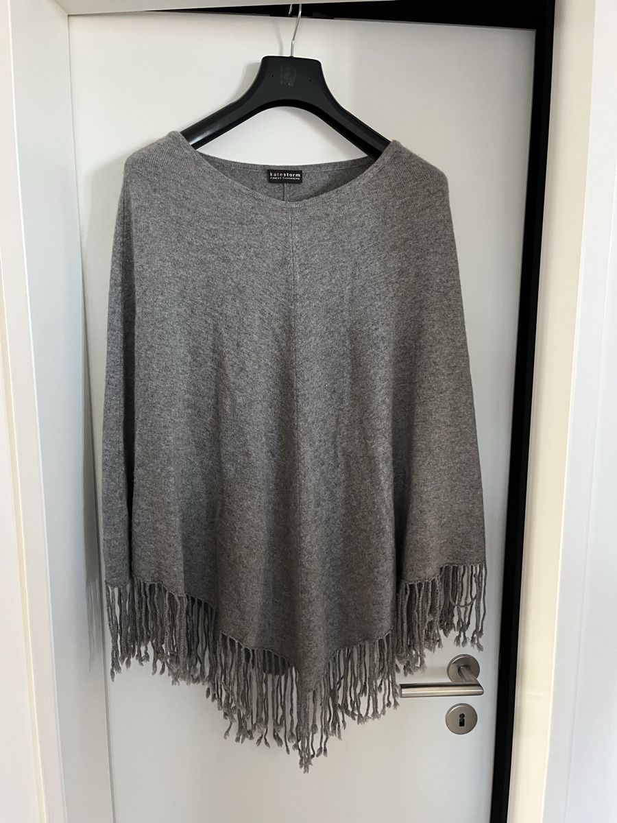 Winter Poncho aus Kaschmir/Wolle Grau (Gebraucht) in Horgen für CHF 69 ...