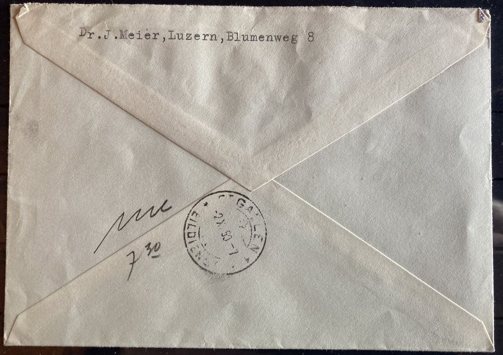 FDC Pro Juventute 1950 ET, SBK 350 Fr. (Gebraucht) in Flawil für CHF 29 – mit Lieferung auf ...