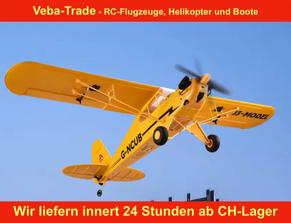 Skylark Piper J3, Spw: 650mm RTF mit Gyro, Version 2025 gelb (Neu und originalverpackt) in ...