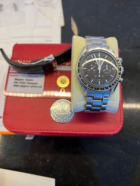 Omega Speedmaster Professional (Box und CH-Papiere) (Gebraucht) in ...