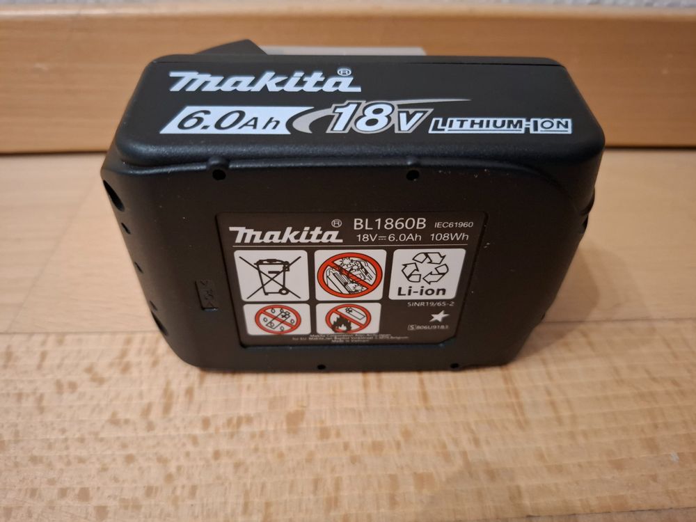 Makita 18V 6.0Ah Akku BL1860B NEU! | Kaufen auf Ricardo