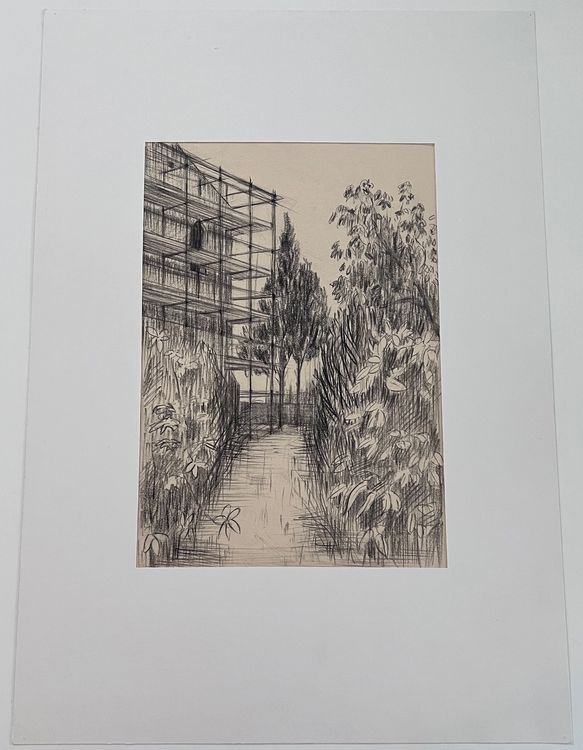 Fred SCHAFFNER ( 1906-? ) Landschaft Zeichnung | Kaufen auf Ricardo