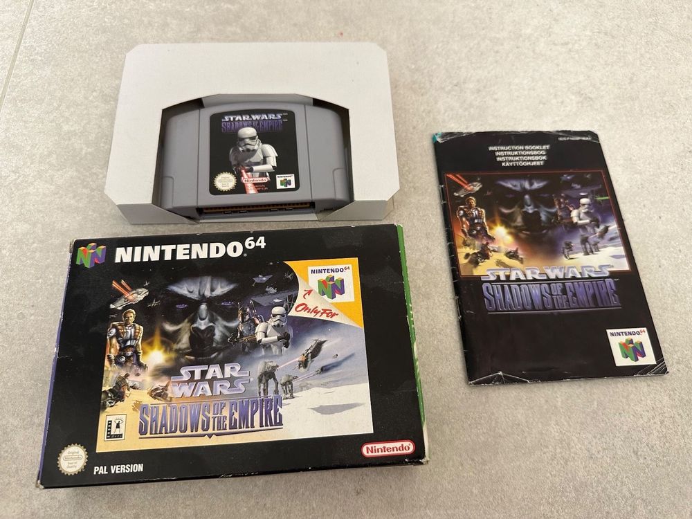 Star Wars Shadow of the Empire in OVP - Nintendo 64 / N64 (Gebraucht ...