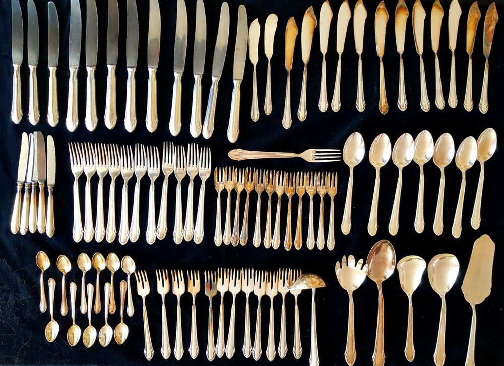 HOMAG 90 Tafelsilber, Besteckset 60er Jahre Vintage (Gebraucht) in ...