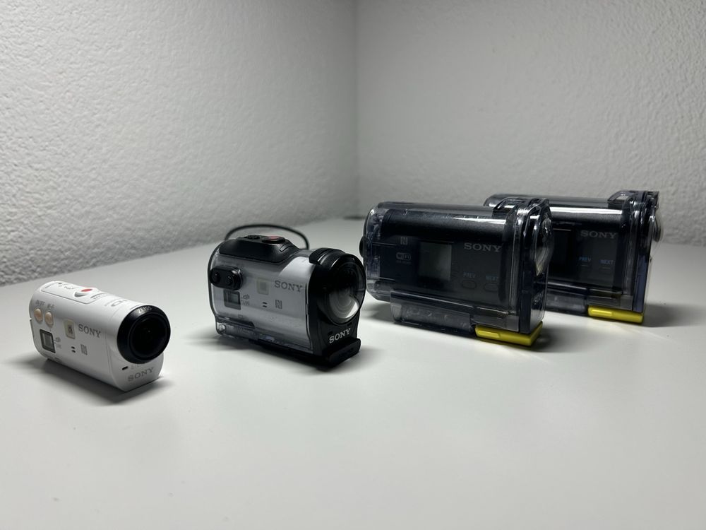 Sony Action Cam Set – 4 Kameras mit Zubehör (inkl. Gehäuse) (Gebraucht ...