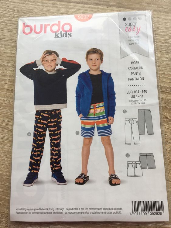 Schnittmuster burda kids Hose | Kaufen auf Ricardo