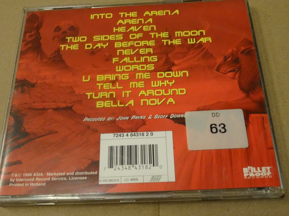 Asia - Arena CD | Kaufen auf Ricardo