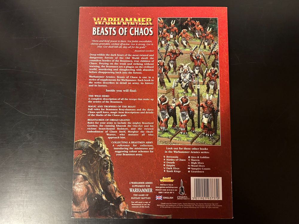 Warhammer - Armeebuch Beast of Chaos - 6. Edition (Gebraucht) in ...