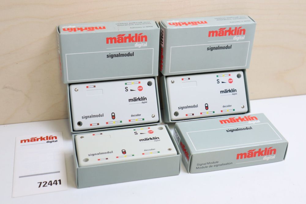 Märklin 3 x Signalmodul Decoder 72441- Neupreis: 220.- (Gebraucht) in Winterthur für CHF 95 ...
