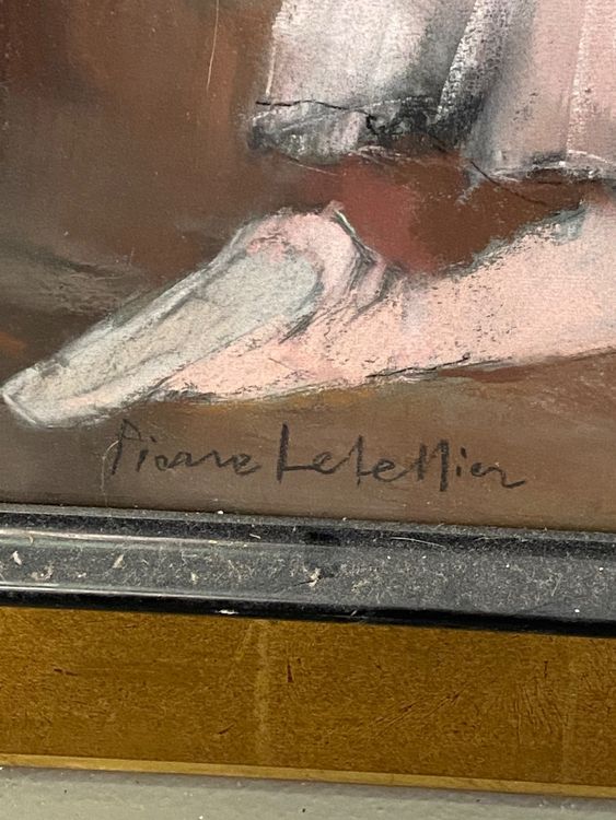Pierre LETELLIER (1928-2000) Tableaux pastel signée | Kaufen auf Ricardo