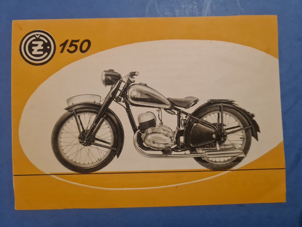 MOTO CZ 150 PROSPEKT OLDTIMER VINTAGE COLLECTION RARE (Gebraucht) in ...