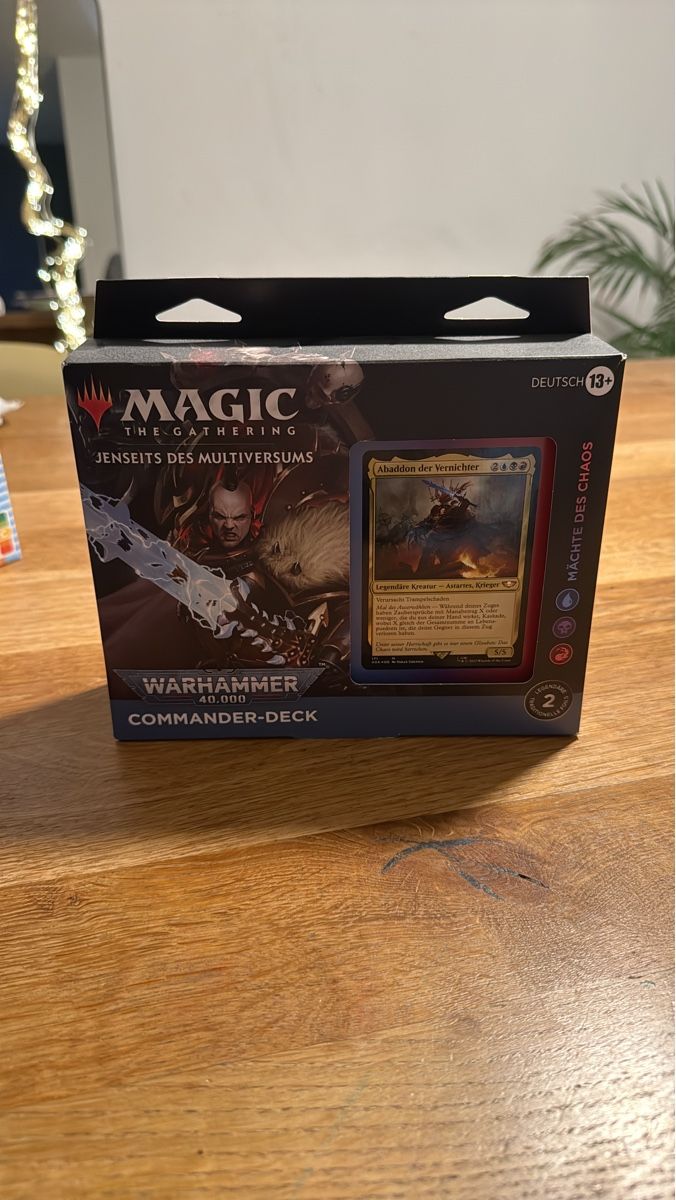 Deck Commander Warhammer 40k Magic DE - Chaos 🧙‍♂️ (Neu und ...