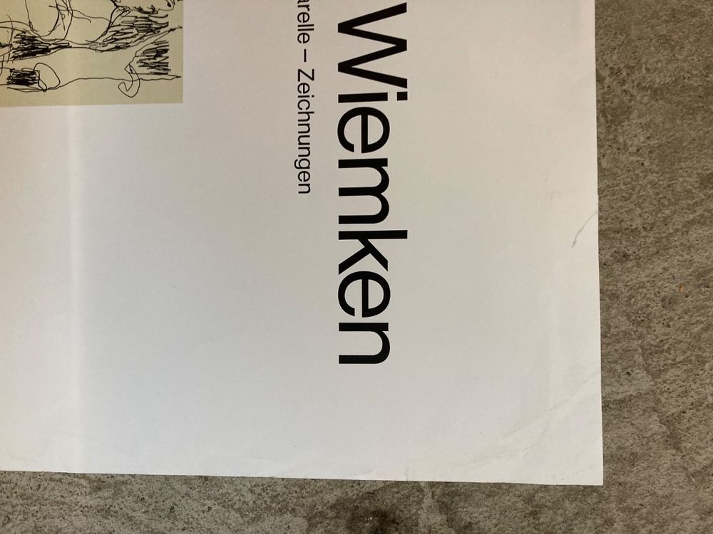 Wiemken Walter Kurt - Austellungsplakat | Kaufen auf Ricardo