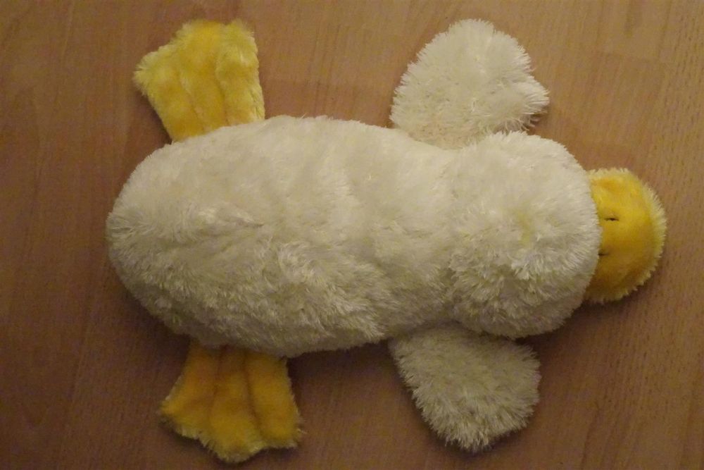 kuschelige Plüschente, Stoff Ente gelb (Neu (gemäss Beschreibung)) in ...