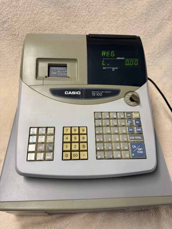 CASIO TE-100 Registrierkasse Kassensystem (Gebraucht) in Bettlach für ...