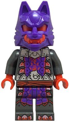 LEGO Ninjago njo895 Wolf Mask Warrior - Dark Purple and Red | Kaufen ...