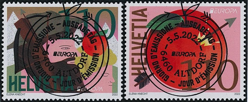 2022 - Europa - Ersttag Voll Stempel ET (Gebraucht) in Schindellegi für CHF 4.6 – mit Lieferung ...