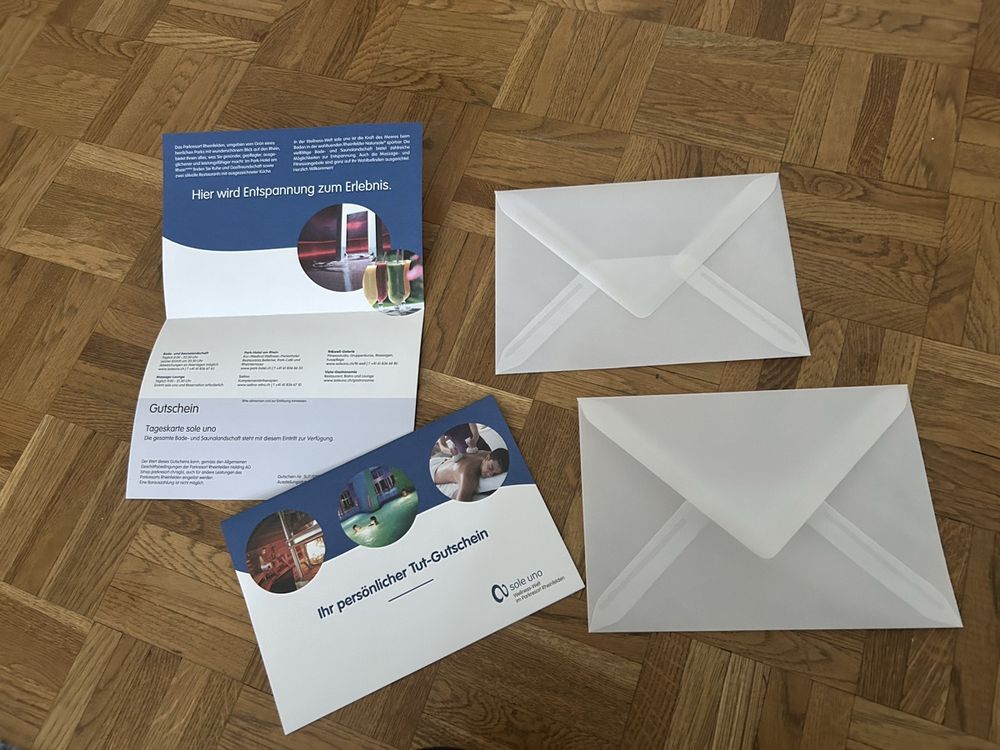 2 Tageskarten Sole Uno Gutscheine (Neu und originalverpackt) in Allschwil für CHF 84 – mit ...