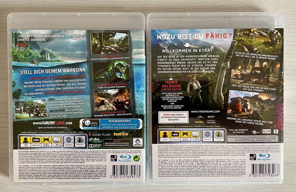 PS3 Far Cry 3 und 4 | Kaufen auf Ricardo