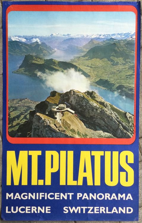 MT. Pilatus Magnifizenz Panorama Gosse Plakat | Kaufen auf Ricardo