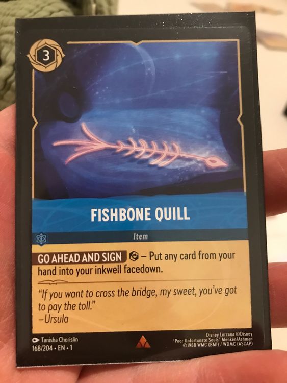 Disney Lorcana Fishbone quill (Neu (gemäss Beschreibung)) in Olten für ...