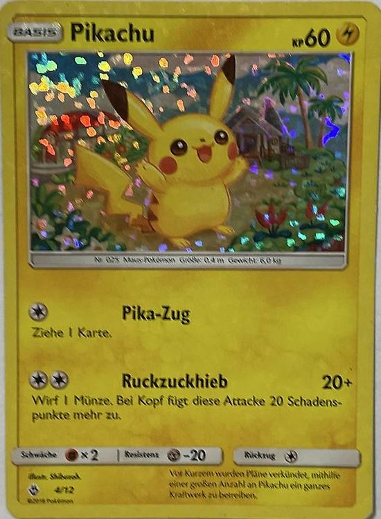 Pikachu Holo 4/12 (Gebraucht) in Thalwil für CHF 8 – mit Lieferung auf ...