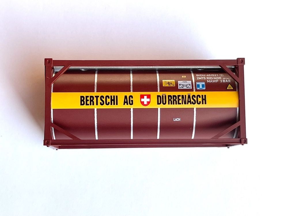 20ft Tankcontainer-Set BERTSCHI AG (H0) (Neu und originalverpackt) in ...