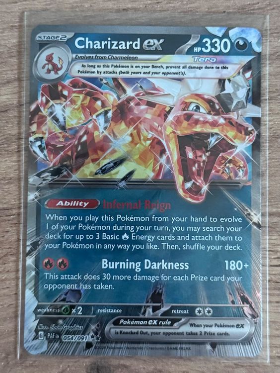 Charizard ex TERA Pokemon Paldean Fates PAF 054/091 | Kaufen auf Ricardo