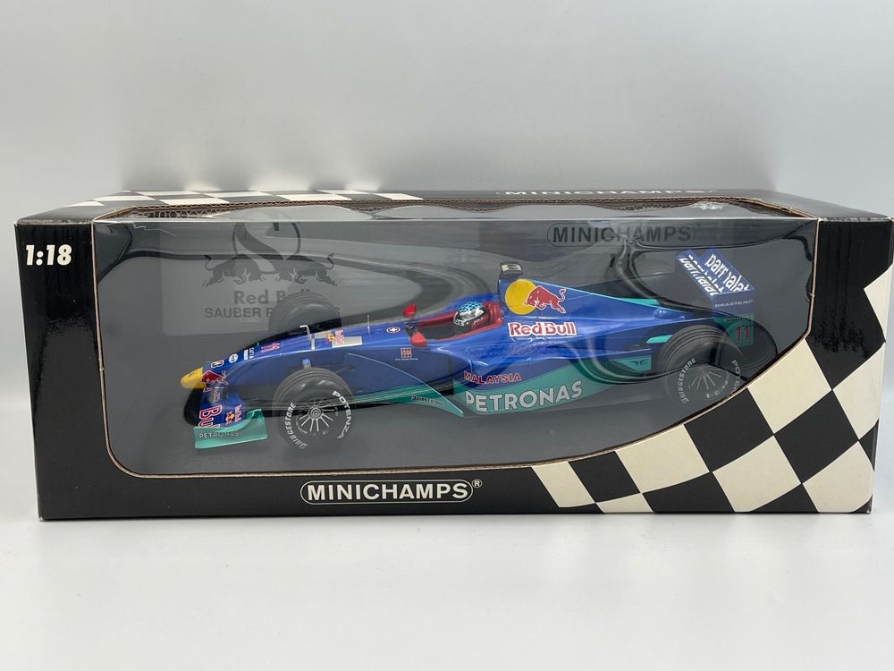 Sauber C18 Red Bull Jean Alesi F1 1999 Minichamps 1:18 (Neu und ...