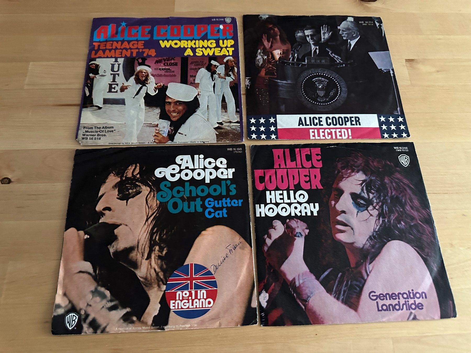 ALICE COOPER tolle Singles Kult 70's Glam Hard Rock Top (Gebraucht) in ...