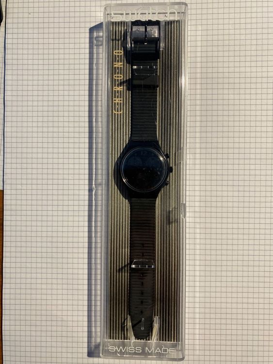 Vintage Swatch Chrono 1993 - SCB110, Moonshadow | Kaufen auf Ricardo