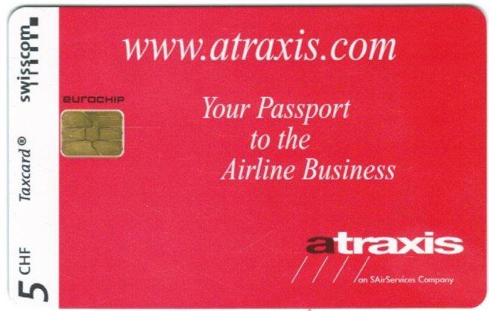 Taxcard Chip-1794 Atraxis AG Zurich Airport ungebraucht (Neu (gemäss ...
