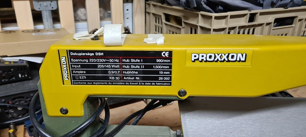 Proxxon Dekupiersäge DSH, 28092, 205 Watt (Gebraucht) in Altendorf für ...