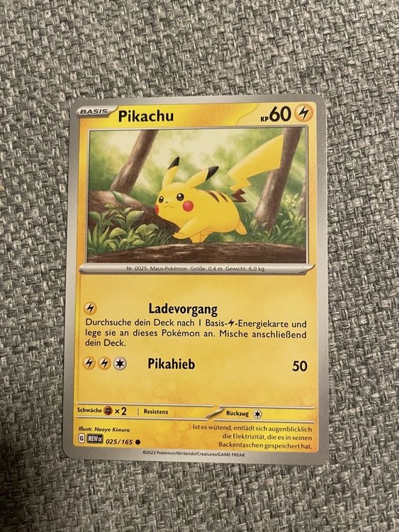 Pokemon 151 - Pikachu (Neu (gemäss Beschreibung)) in Endingen für CHF 1 ...