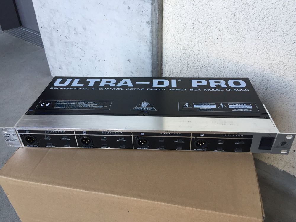 Behringer Ultra-DI-Pro 4-Channel DI-Box (Gebraucht) in Zürich für CHF ...