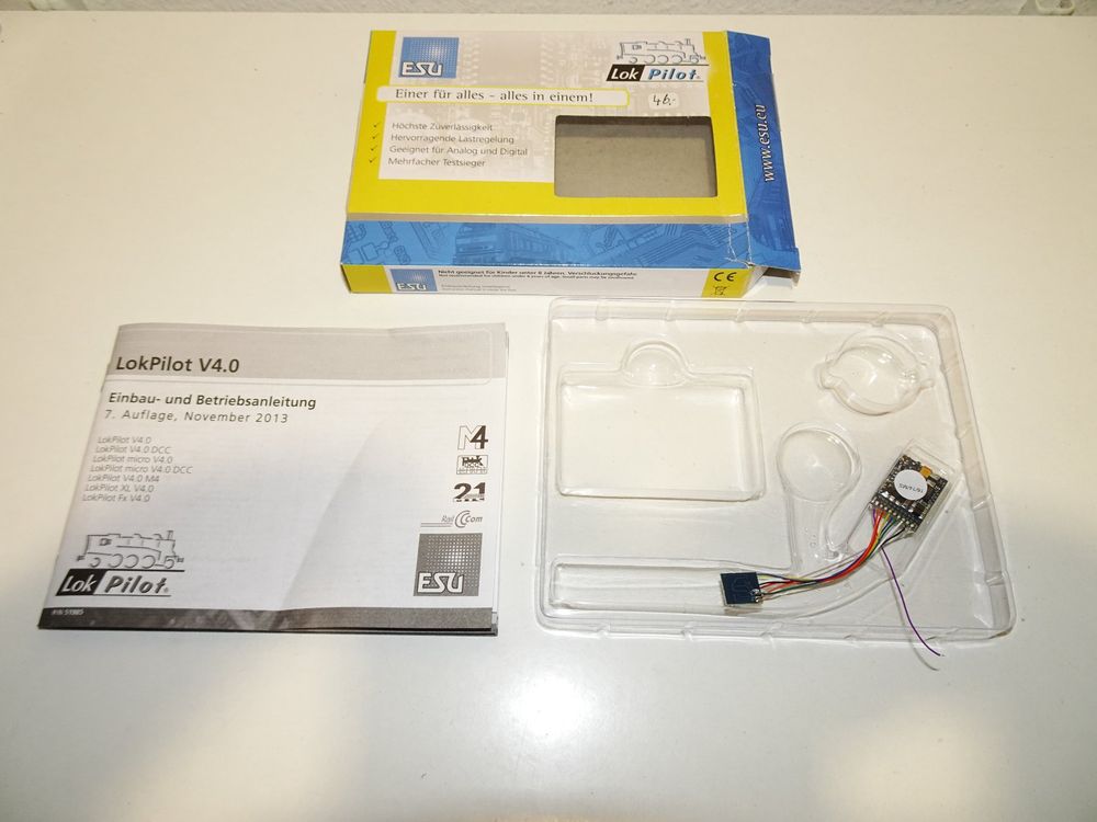 ESU Lok Pilot V 4.0 Multiprotokoll 54616 (Nuovo (secondo la descrizione ...
