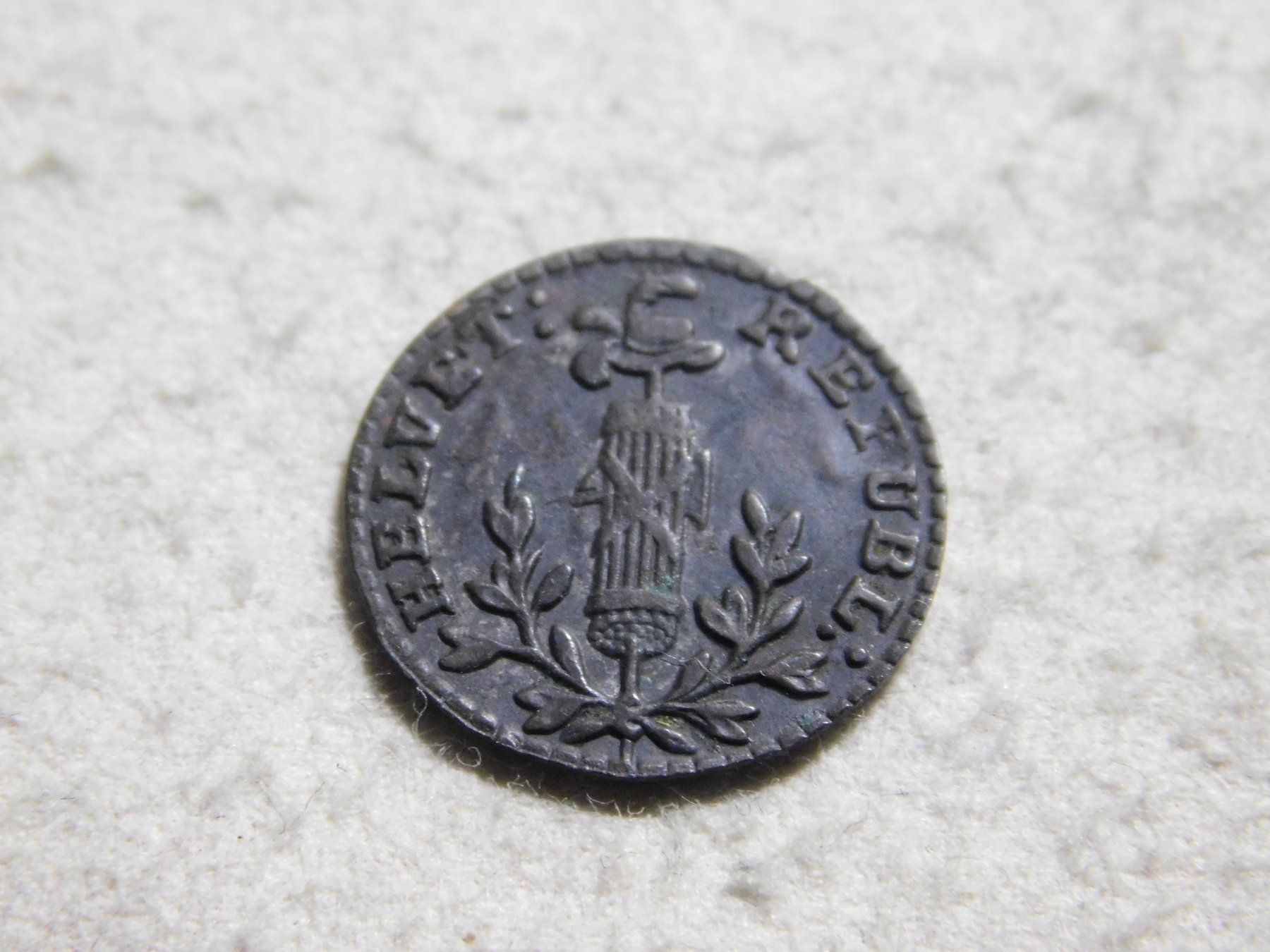 Kantonsmünze Helv. Republik 1802 - 1 Rappen, Billon, ss/vz (Neu (gemäss ...