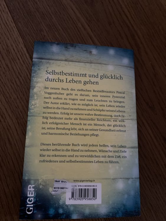 Pascal Voggenhuber - Zünde dein inneres Licht an (Gebraucht) in Siebnen für CHF 5 – mit ...
