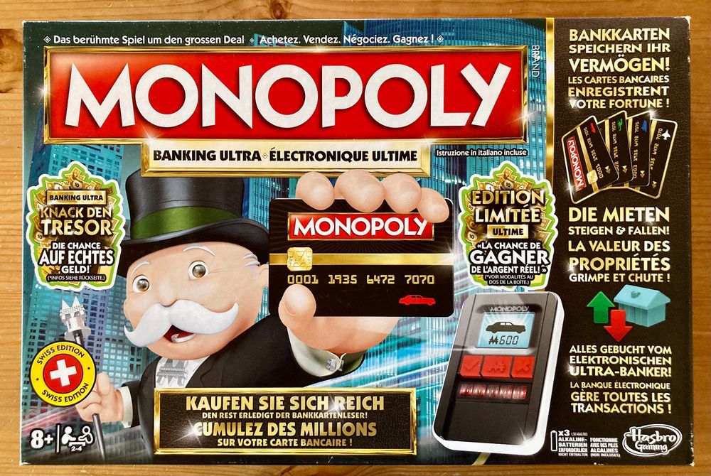Monopoly Banking Ultra Swiss Edition (Hasbro, 2015) | Kaufen auf Ricardo