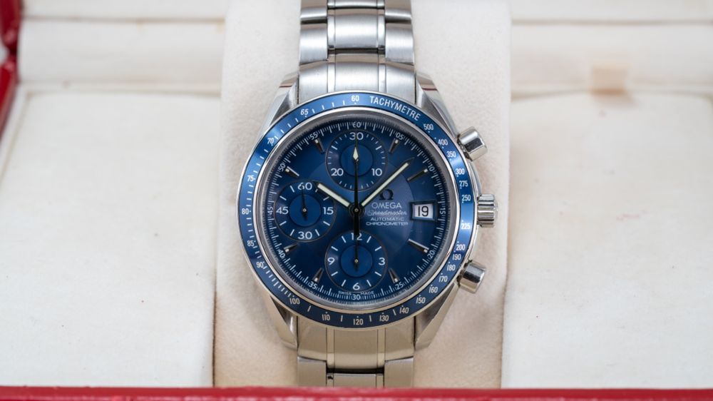 Omega Speedmaster Bleu full set (Gebraucht) in Genève für CHF 2300 ...