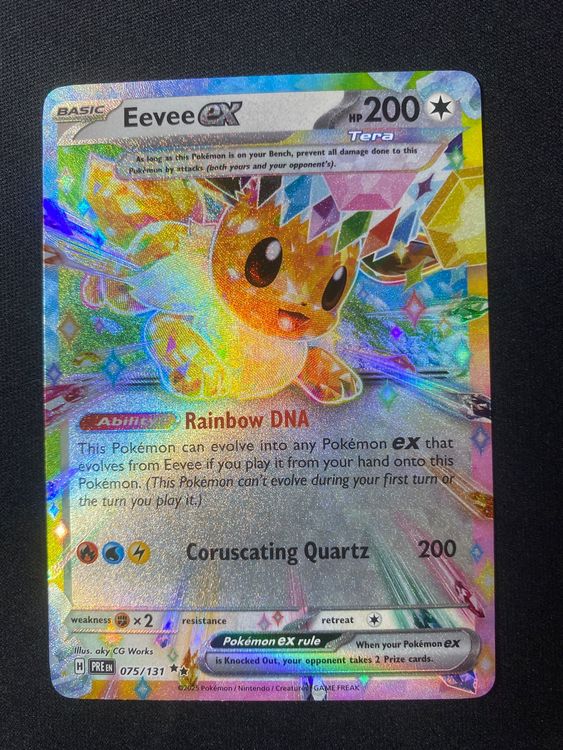Eevee ex 75 - Evoli ex - Prismatic Evolutions - EN (Neu (gemäss ...