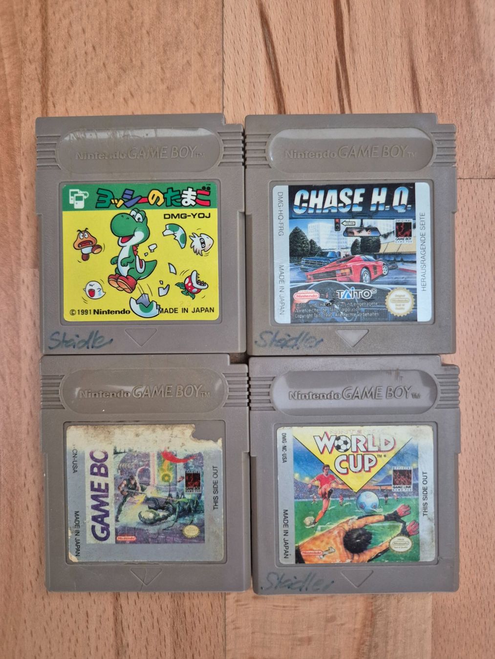 4× Game Boy Spiele: Chase H.Q., World Cup, Operation C, YOJ (Gebraucht ...