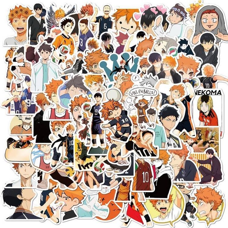102 Stk. Sticker/Aufkleber - Anime Volleyball Haikyuu!! | Kaufen auf ...
