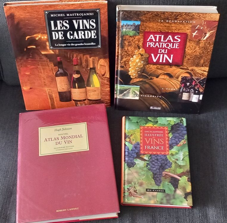 Lot de 4 livres sur le thème du vin. (D'occasion) à Bernex pour CHF 16 – avec livraison ...