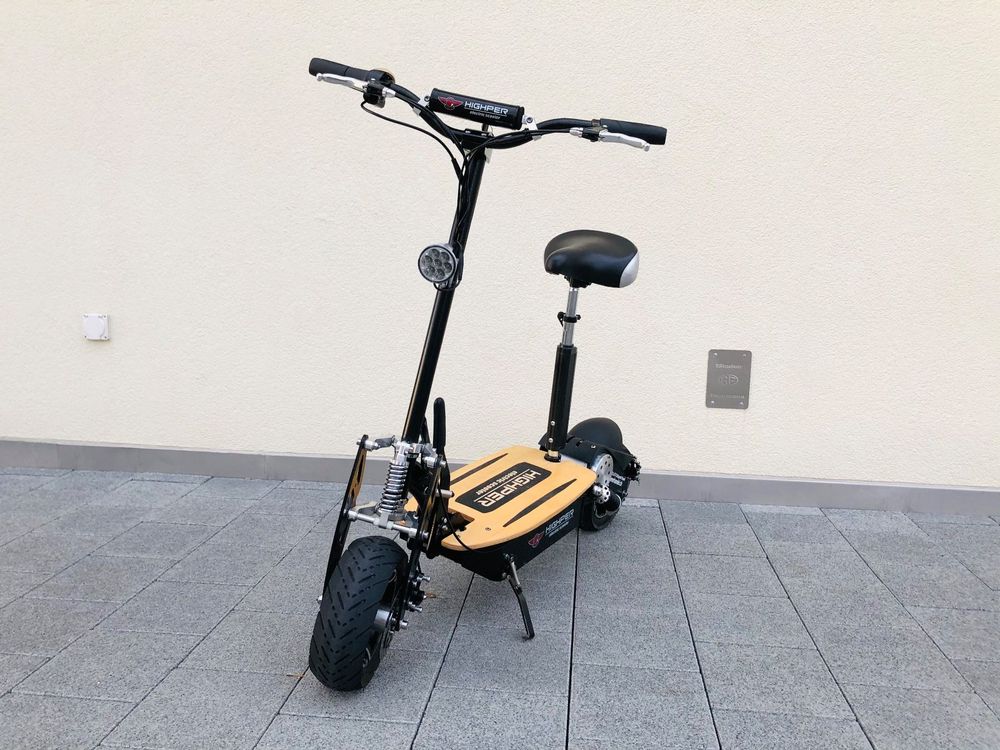 E Scooter 1600 Watt Elektroscooter Trottinett Trotti E-Bike (Neu ...
