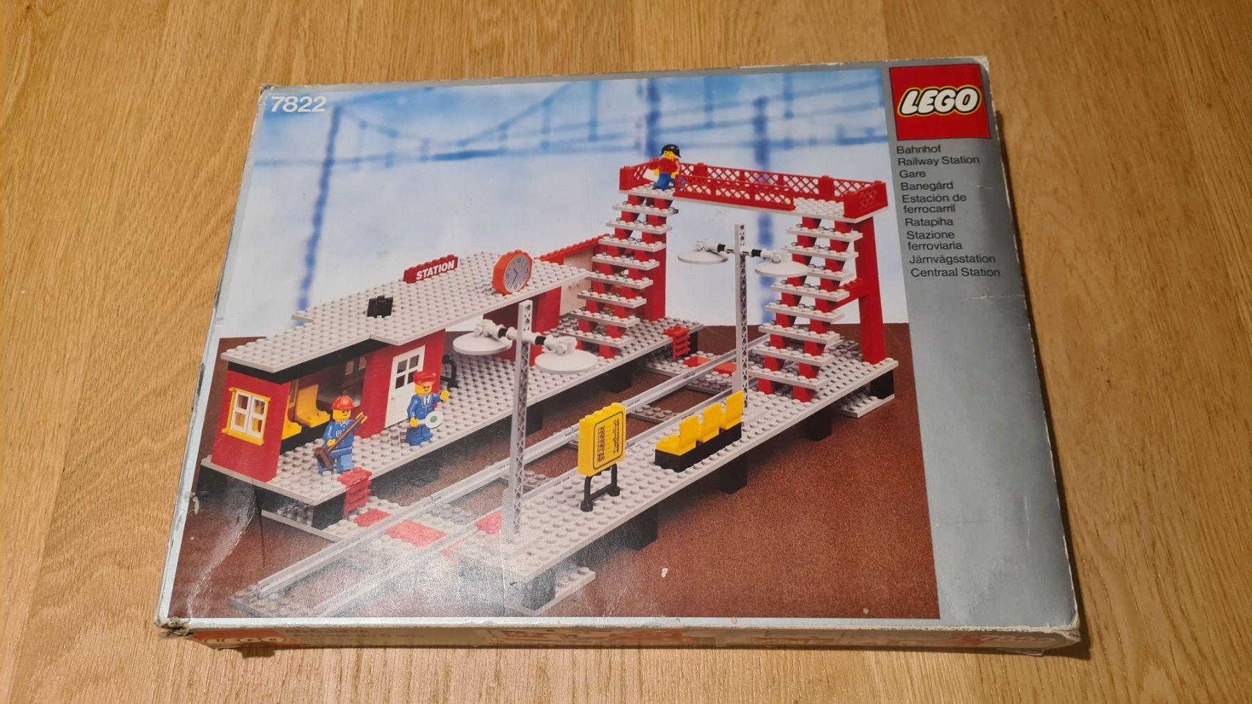 Vintage LEGO Eisenbahn Rarität: Lego 7822 Bahnhof von 1980 (Gebraucht ...