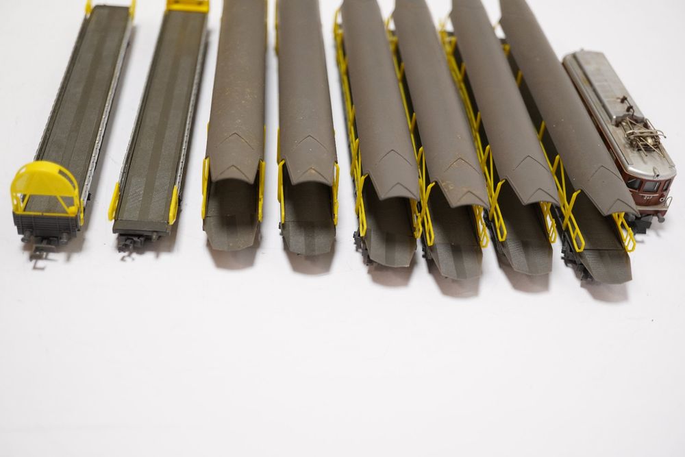 8¡ Autozug BLS Ae 4/4 mit 8 Autoverladewagen (Gebraucht) in für CHF 200 ...