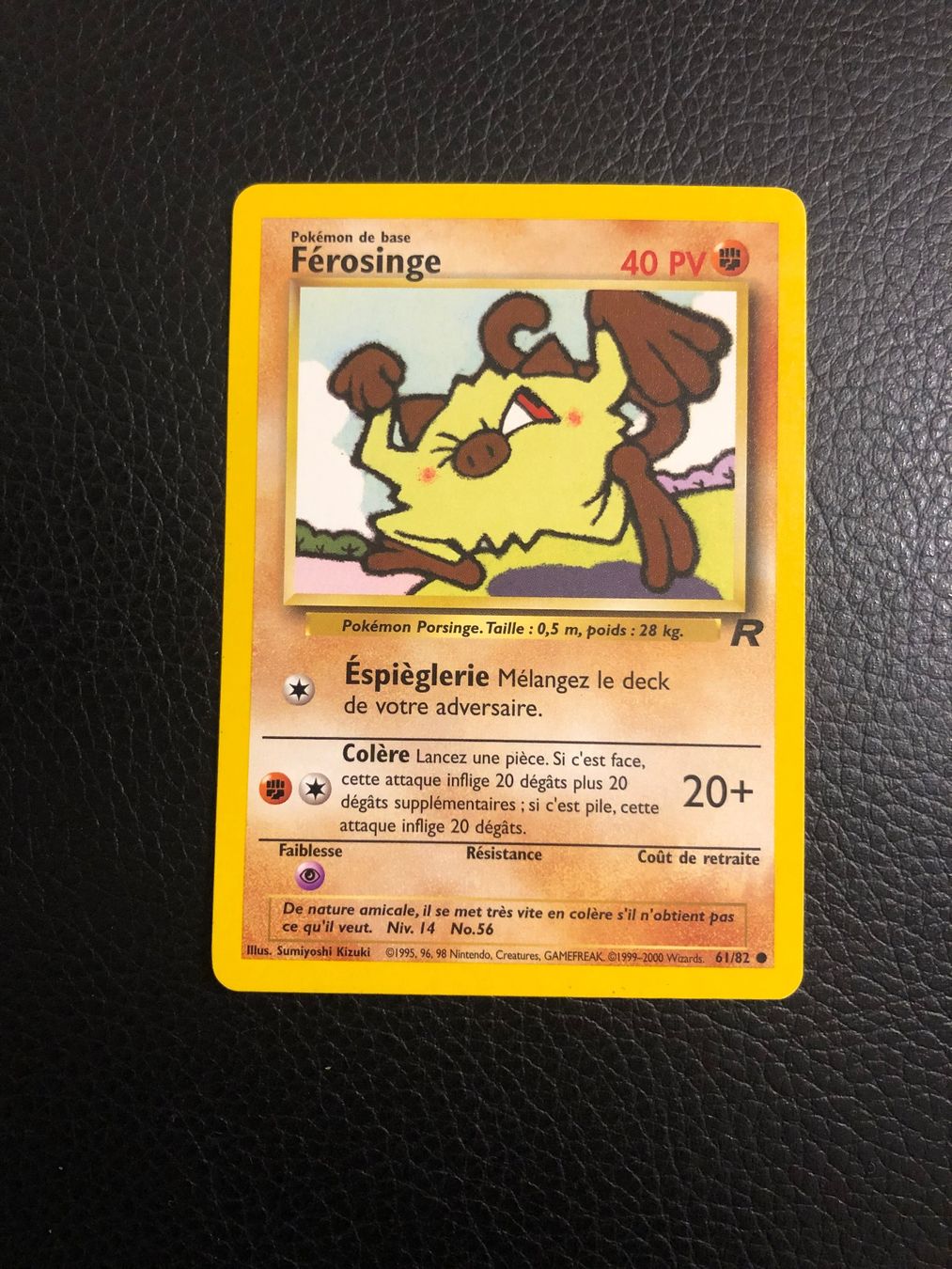 Team Rocket Mankey / Férosinge 61/82 FR Ab 1 (Gebraucht) in Paradiso ...