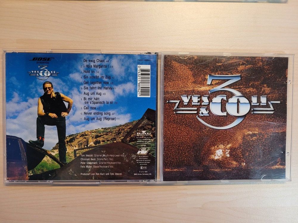 Toni Vescoli -Vescoli & CO 3 CD 1994 (Gebraucht) in Nebikon für CHF 1.5 ...